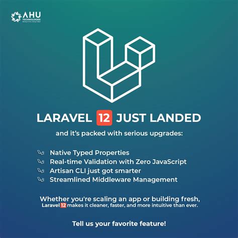 Laravel12 Webdevelopment Phpframework Techupdate Ahutechnologies
