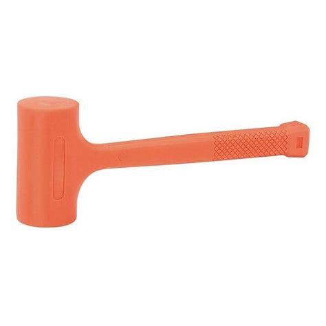 Pittsburgh 4 Lb Neon Orange Dead Blow Hammer Shop Hardware Tools For