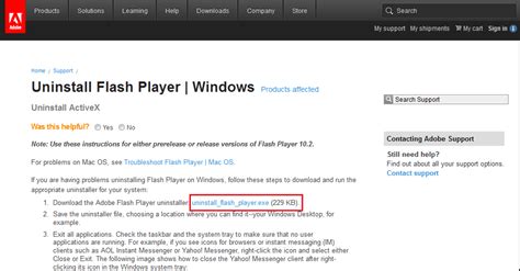 How To Repair Adobe Flash Player Screenshots SpywarePreventionGuy Com