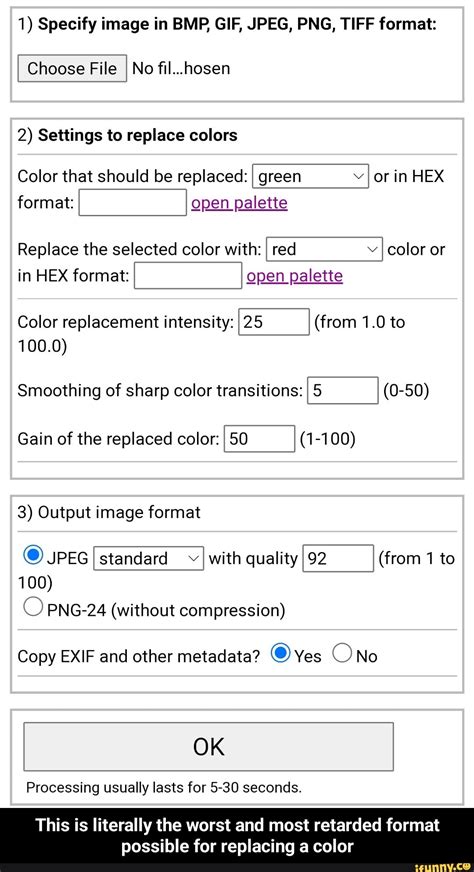 1 Specify Image In Bmp  Jpeg Png Tiff Format Choose File I No
