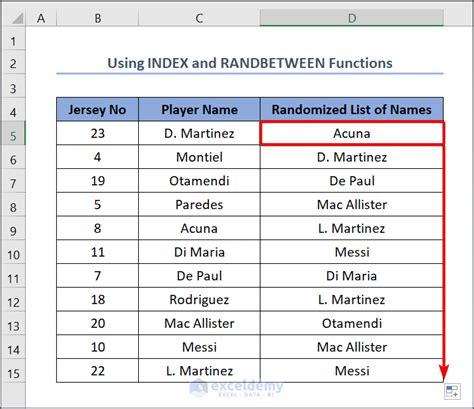 How To Randomize List Of Names In Excel 8 Easy Methods