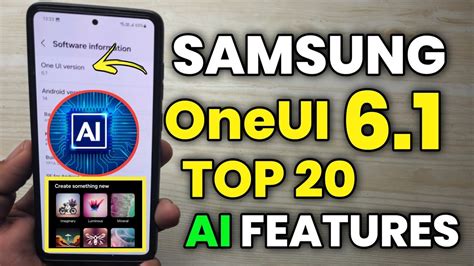 Samsung Oneui 6 1 Top 20 New Ai Features Youtube