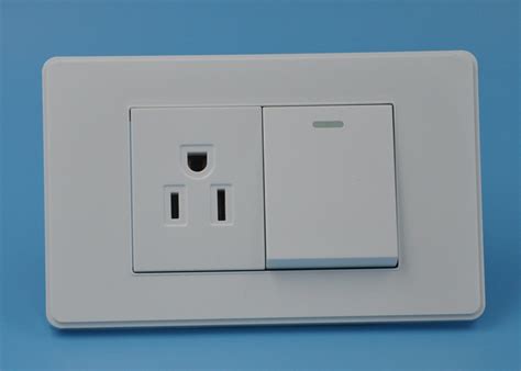 1 Gang 1 Way 1 Gang 3 Pin Us Socket Switch And Socket