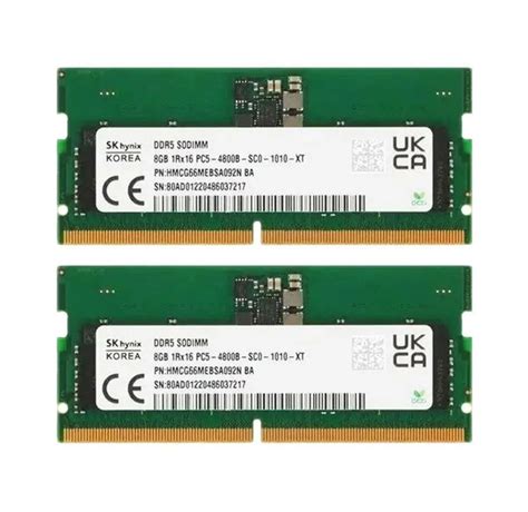 Модуль оперативной памяти Hynix 4800МГц So Dimm8 ГБ Hmcg66mebsa092n