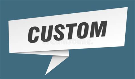 Custom Banner Custom Speech Bubble Label Sticker Sign Template