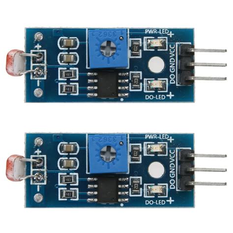 2pcs 33v 5v Light Intensity Photosensitive Sensor Resistor Module For