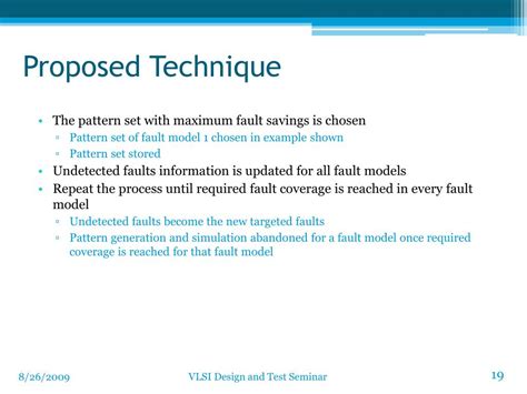 ppt pattern compression for multiple fault models powerpoint