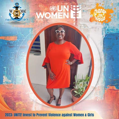 This Wimac Supports A Violence Free World For Women And Girls Orange