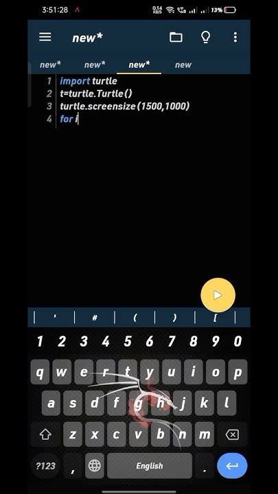 How To Draw A Perfect Square Using Python Turtlepython Coding Programming
