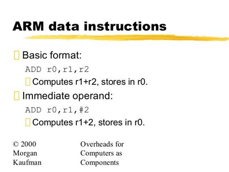 Arm Instruction Set