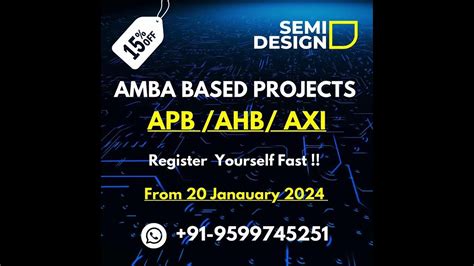 Amba Protocols Workshop Axi Ahb Apb Vlsi Youtube
