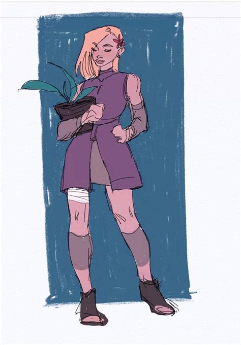 Ino Sketch My Waifu Naruto Amino