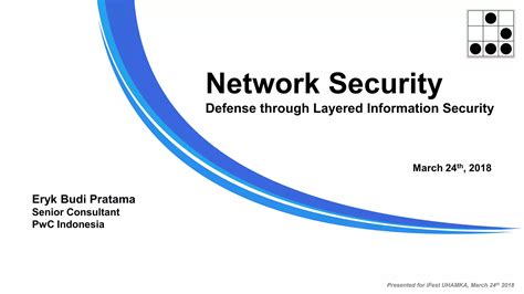 Network Security Defense Through Layered Information Security Ppt