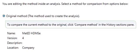 how do unifi analysis method version numbers show in the audit trail