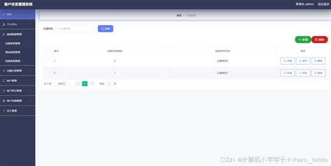 【源码文档】基于springboot Vue的客户关系管理系统客户关系管理系统springboot Csdn博客