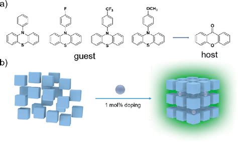 A Molecular Structure Of Different Guests And Host Matrices B Download Scientific Diagram