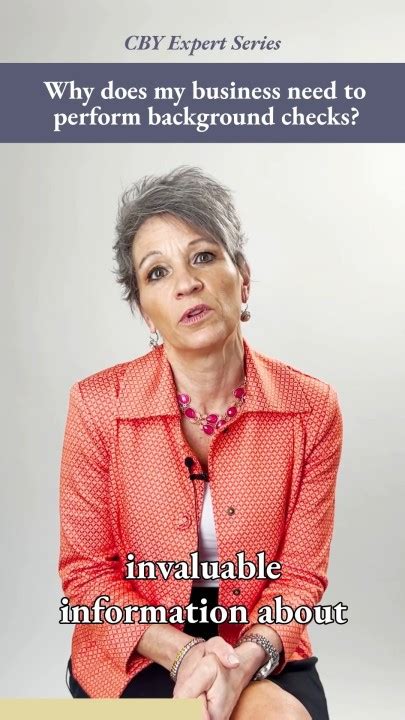 Susan Davis On Linkedin Cby Expert Series Background Checks