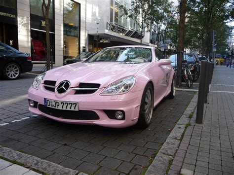 Rosa SLK 55 AMG heute in Frankfurt am Main