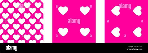 Pink Purple Seamless Repeatable Heart Shape Icon Pattern Texture Heart Wrapper Wrapping
