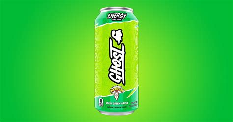 Ghost X Warheads Sour Green Apple Ghost Energy Has Arrived