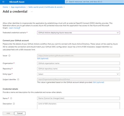 How To Use Github Actions With Oidc To Authenticate With Azure