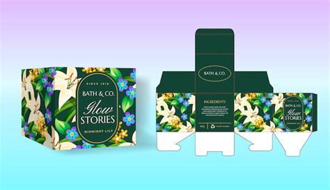 Premium Vector Gradient Box Design Template