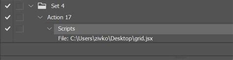 unable to record actions that run scripts in 25 7 adobe community