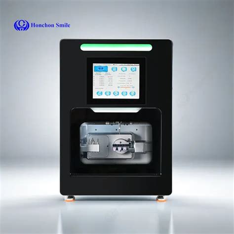 Dental Wet Milling Machine Cnc 5 Axis Wet Milling Machine For Lithium Disilicate Titanium Pillar