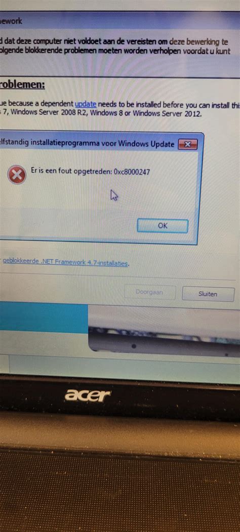 Trying To Install Net Framework 46 So I Can Install An Outdated Visual
