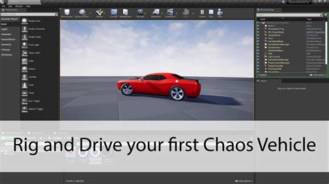 Rig And Drive Your First Chaos Vehicle Unreal Engine 4 Tutorial Youtube