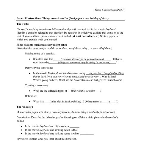 Paper 5 Instructions Part 1 Docx DocDroid