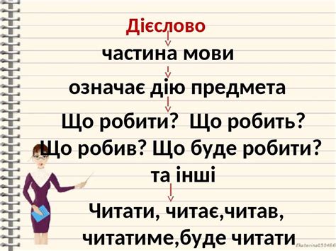 Презентація Дієслово як частина мови Презентація Українська мова