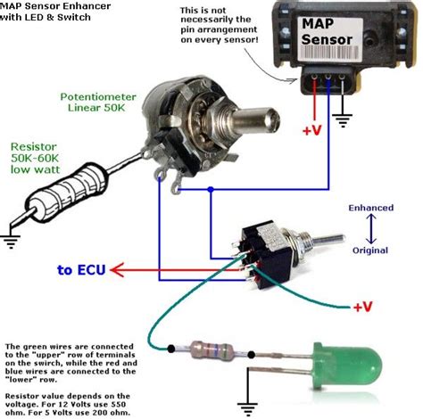 Sensor Enhancer With Led And Switch Electronic Circuit Design