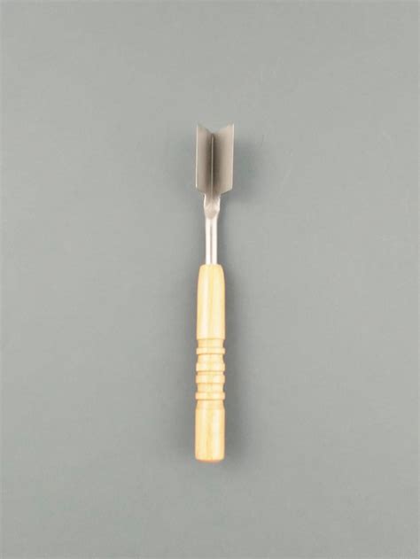 Due Buoi Chisel For Ice With Shaped Blade Made By Forged Steel And Handle The Wood DUE BUOI