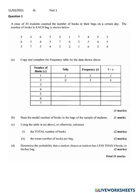 Statistics Worksheets Worksheets Library