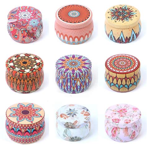 클래식 향기로운 양초 빈 주석 접시 상자 말린 꽃 향기 캔들 홈 데코 결혼 선물 Aliexpress