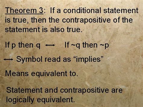 1 8 Statements Of Logic Conditional Statement Form