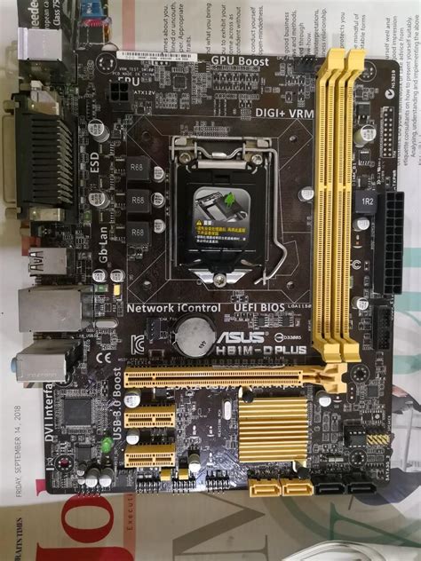Asus H M D Plus Micro Atx Matx Motherboard For Lga Cpu Th Gen Lower From Already