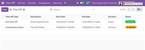 My Time Off In Odoo 17 Odoo 17 Community Book