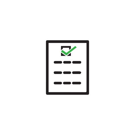 Document Icon With Check And Cross Symbol Vector Illustration Vector Art At Vecteezy
