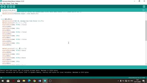Tutorial Arduino Serial Monitor Morse Code S O S Output LED Using Arduino Uno YouTube