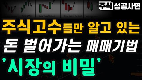 주식성공사연｜주식고수들만 알고 있는 돈 벌어가는 매매기법｜성공하는 투자원칙 모음｜시장을 이기고 싶다면 이 방법밖에 없습니다 Youtube