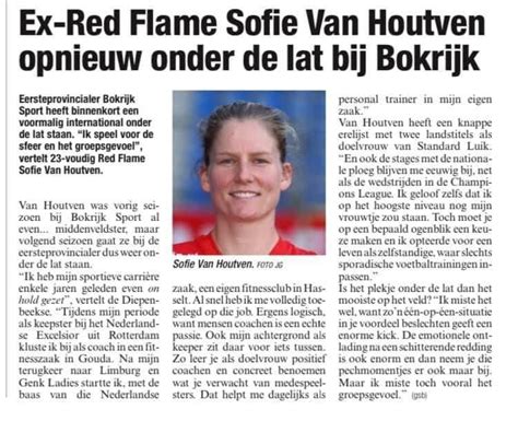 Ik Ga Toch Weer Keepen ⚽️ Sofie Van Houtven