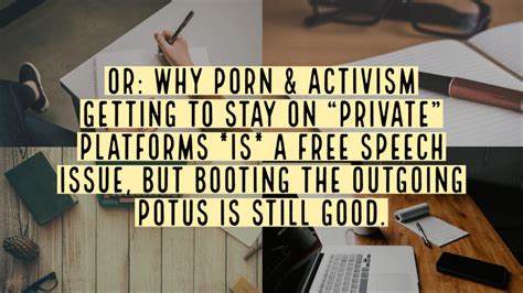 Sex Platforms And And When The Marketplace Of Ideas Is A Shopping Mall