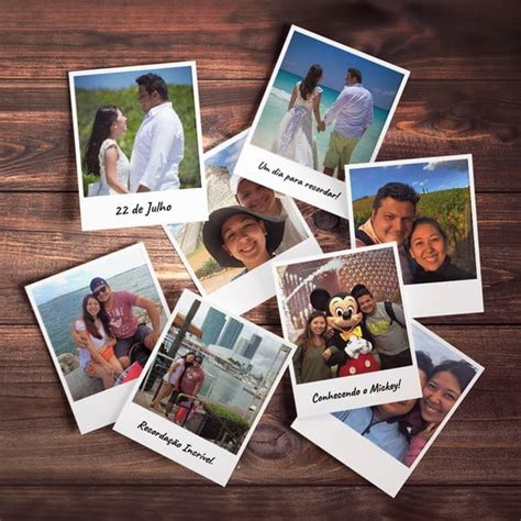 Fotos Polaroid Com Frase Caixa Para Presente Elo7
