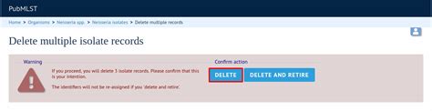 Deleting Multiple Isolate Records — Bigsdb 1510 Documentation