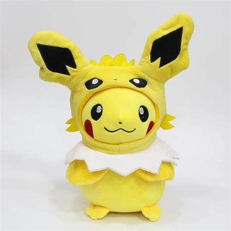 Takara Pokemon Cloak Pikachu Cos Eevee Plush Toy Sylveon Leafeon Espeon Vaporeon Stuffed Lovely