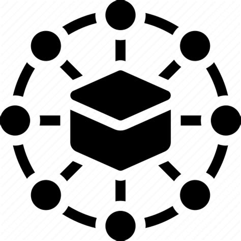 Network Ledger Node Blockchain Cryptocurrency Icon Download On