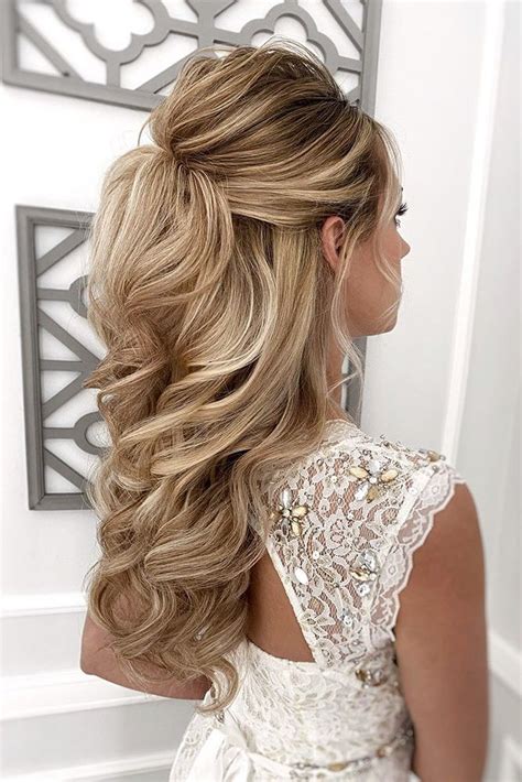 45 Half Up Half Down Wedding Hairstyles Ideas Mother Of The Bride