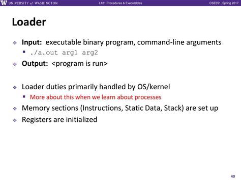 procedures and executables cse 351 spring ppt download